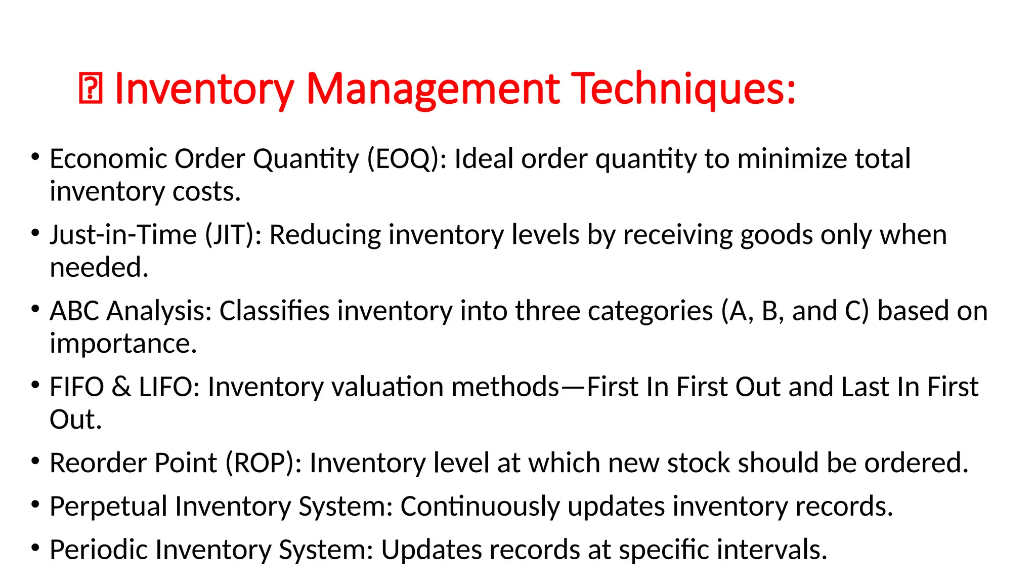 Inventory Management and its functions and benefits | PPTX