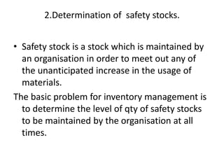 Inventory management m.com 2 sem | PPT