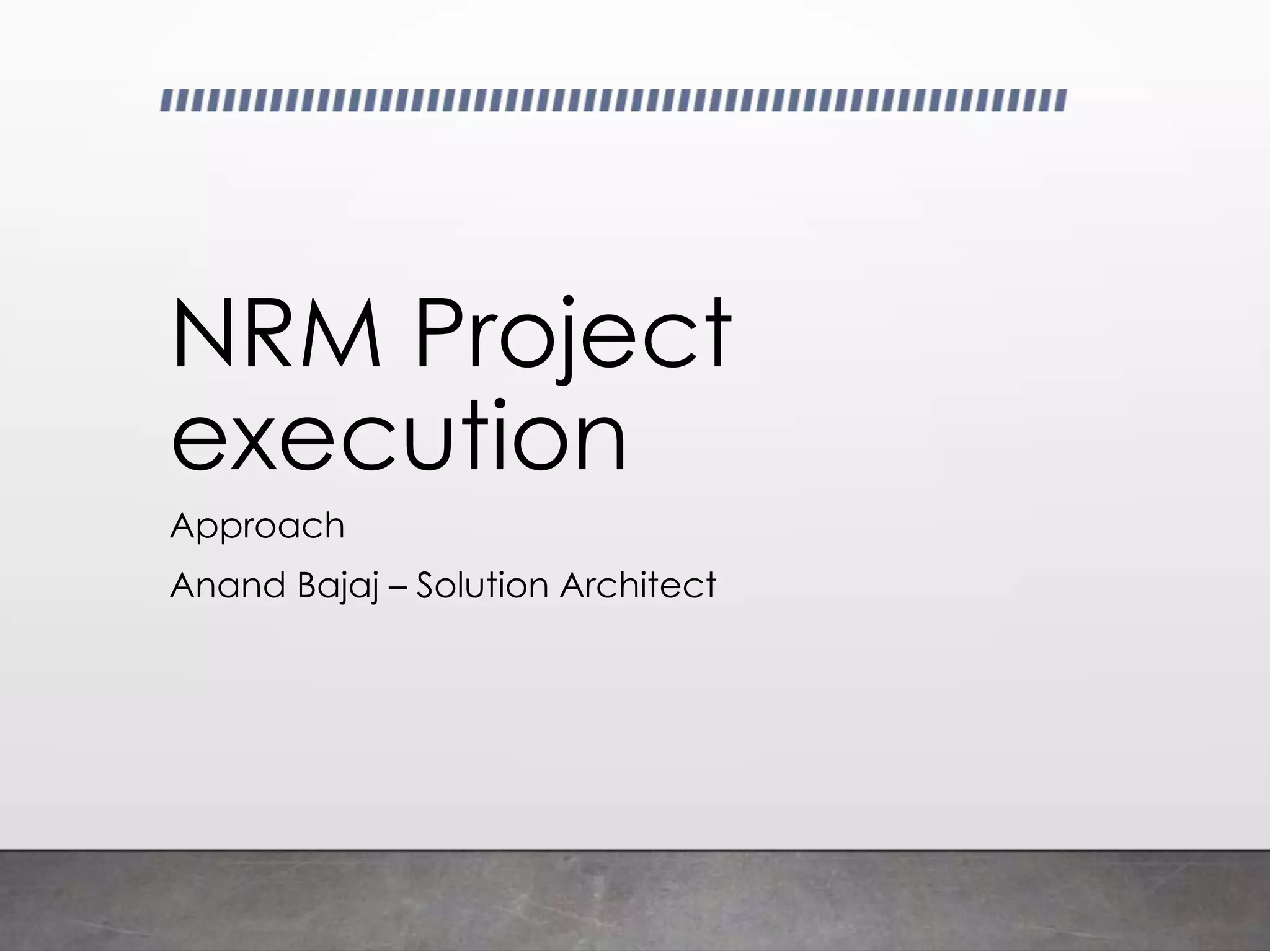 Inventory management project execution approach | PPTX