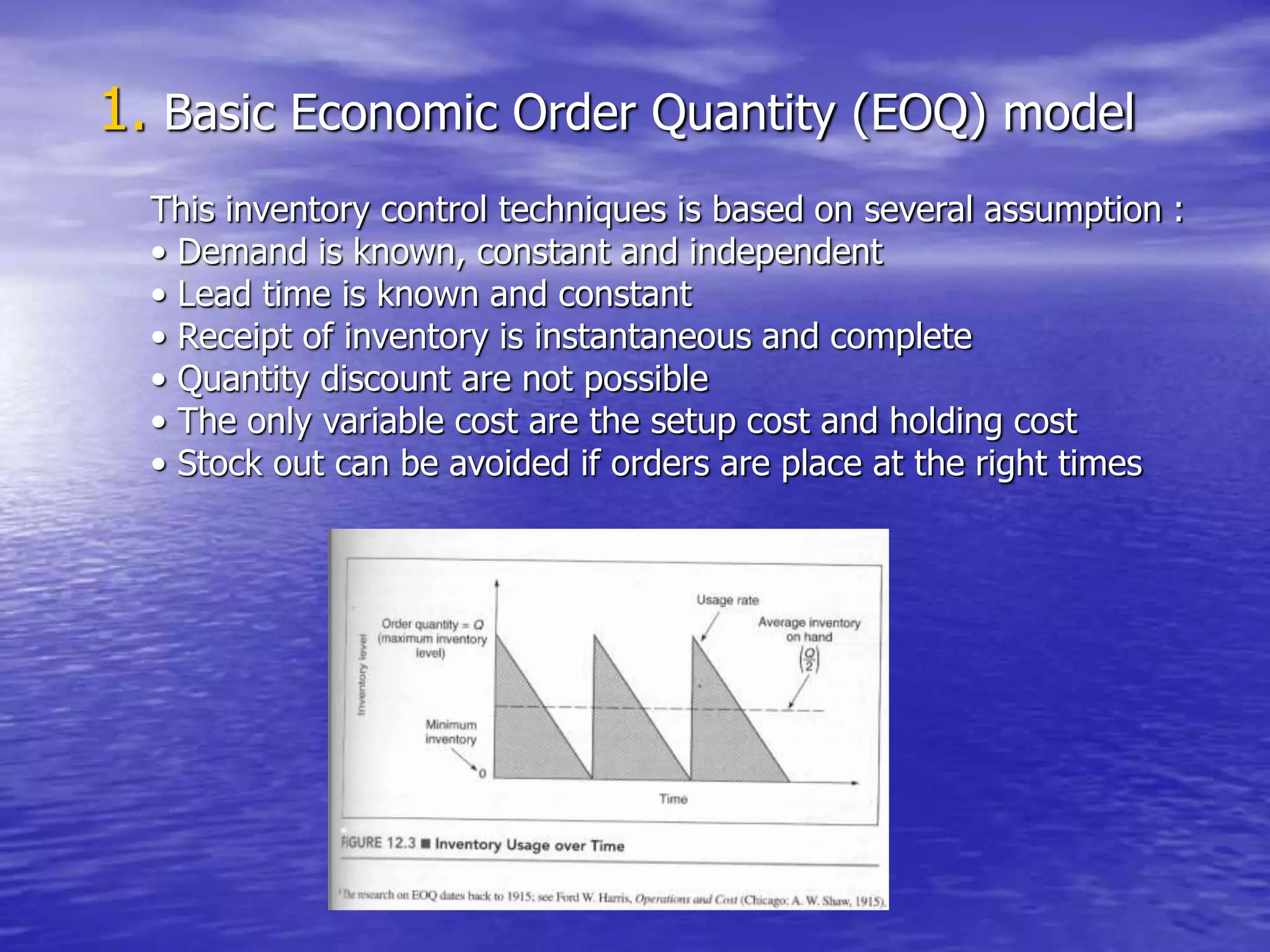 Inventory management1 | PPT | Logistics | Business