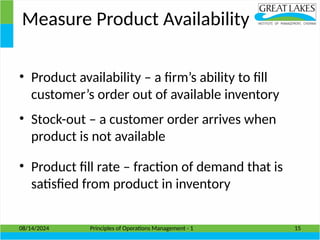 Inventory management in operations for mba | PPTX