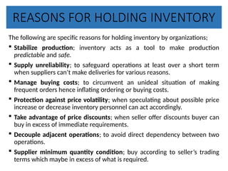 THE FUNDERMENTALS OF INVENTORY MANAGEMENT | PPTX
