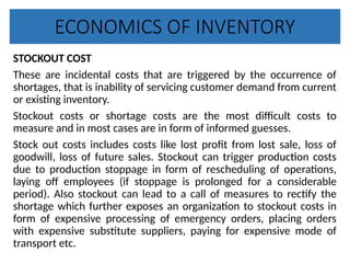 THE FUNDERMENTALS OF INVENTORY MANAGEMENT | PPTX