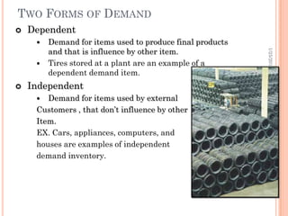 Inventory management | PPTX