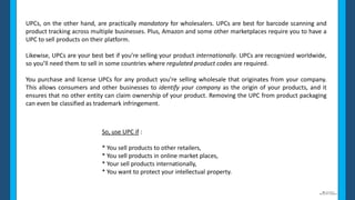 Inventory Management 3- UPC, SKU & Terms | PDF