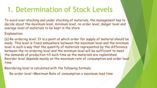 Inventory management and control | PPTX
