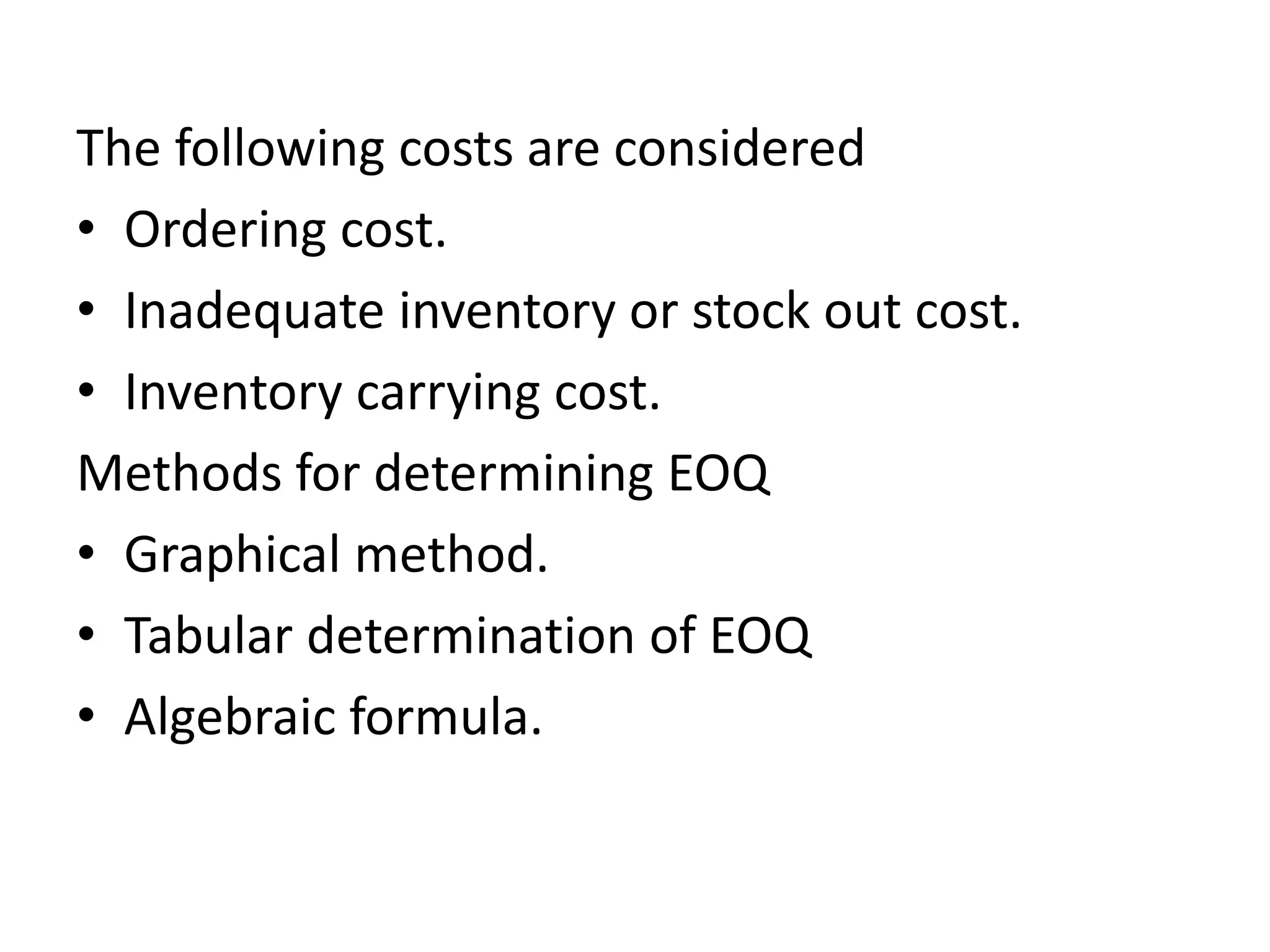 Inventory management and control | PPTX