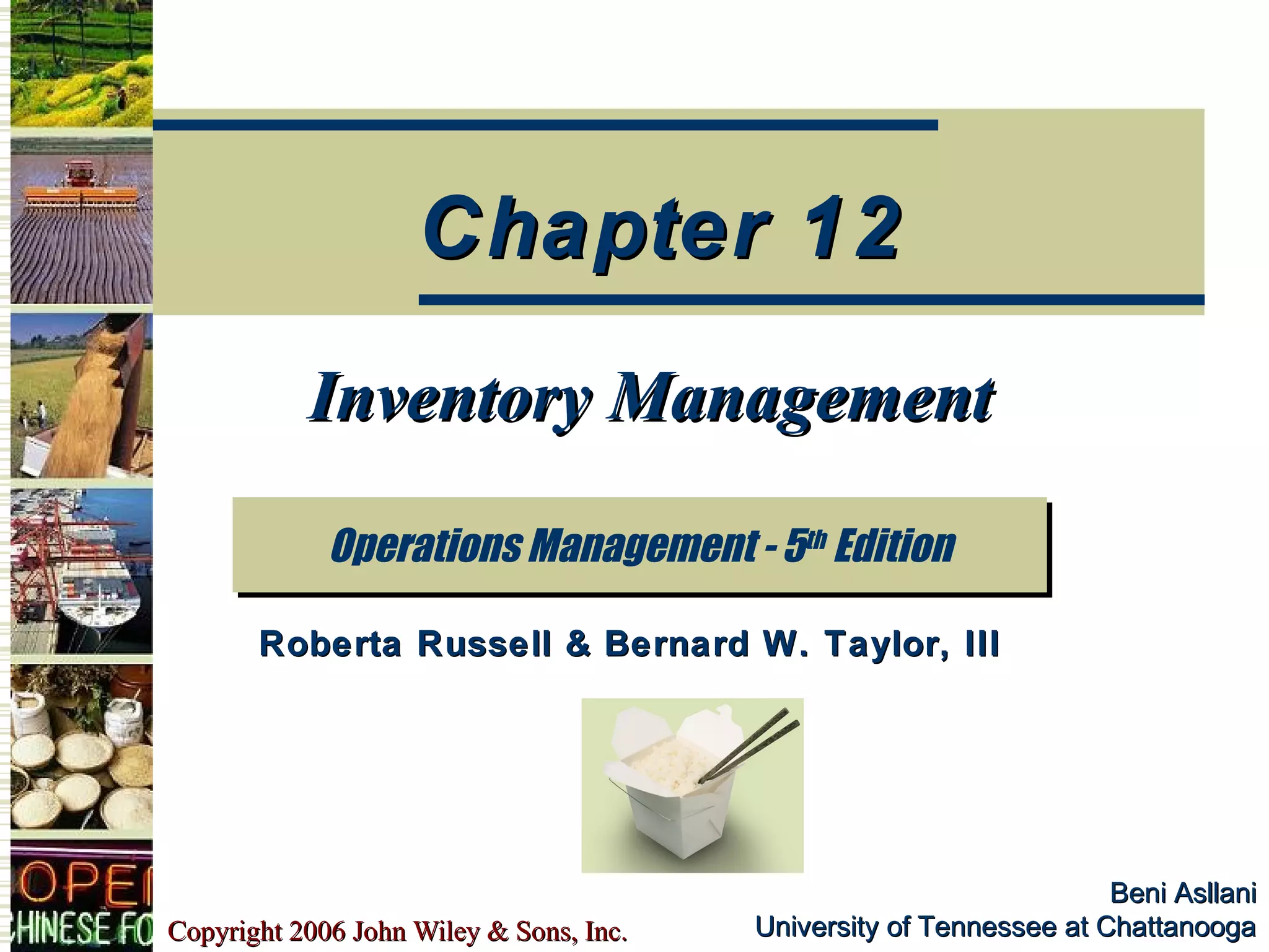 Inventory management ch12 | PPT