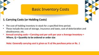 Inventory management (chapter 6) Numericals.pptx