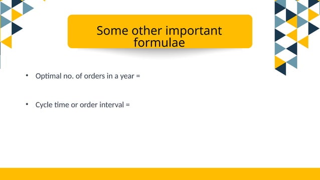 Inventory Management Chapter 6 Numericals Pptx