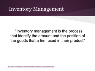 Inventory management in scm | PDF