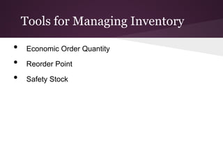 Inventory management in scm | PDF
