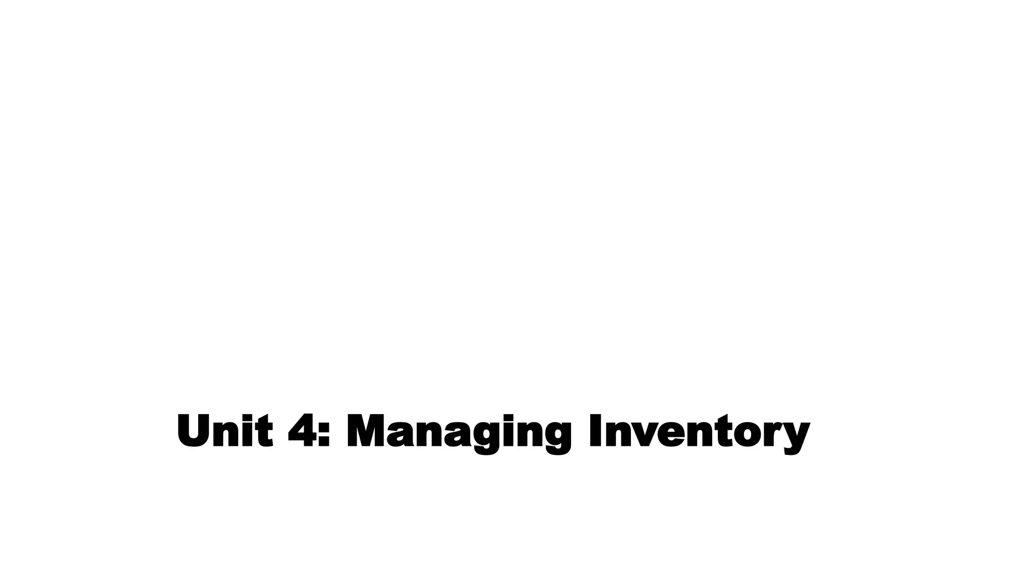 InventoryManagement LB1.pptx | Logistics | Business