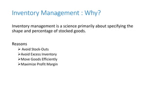 Inventory management | PPTX