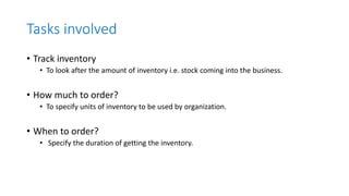 Inventory management | PPTX