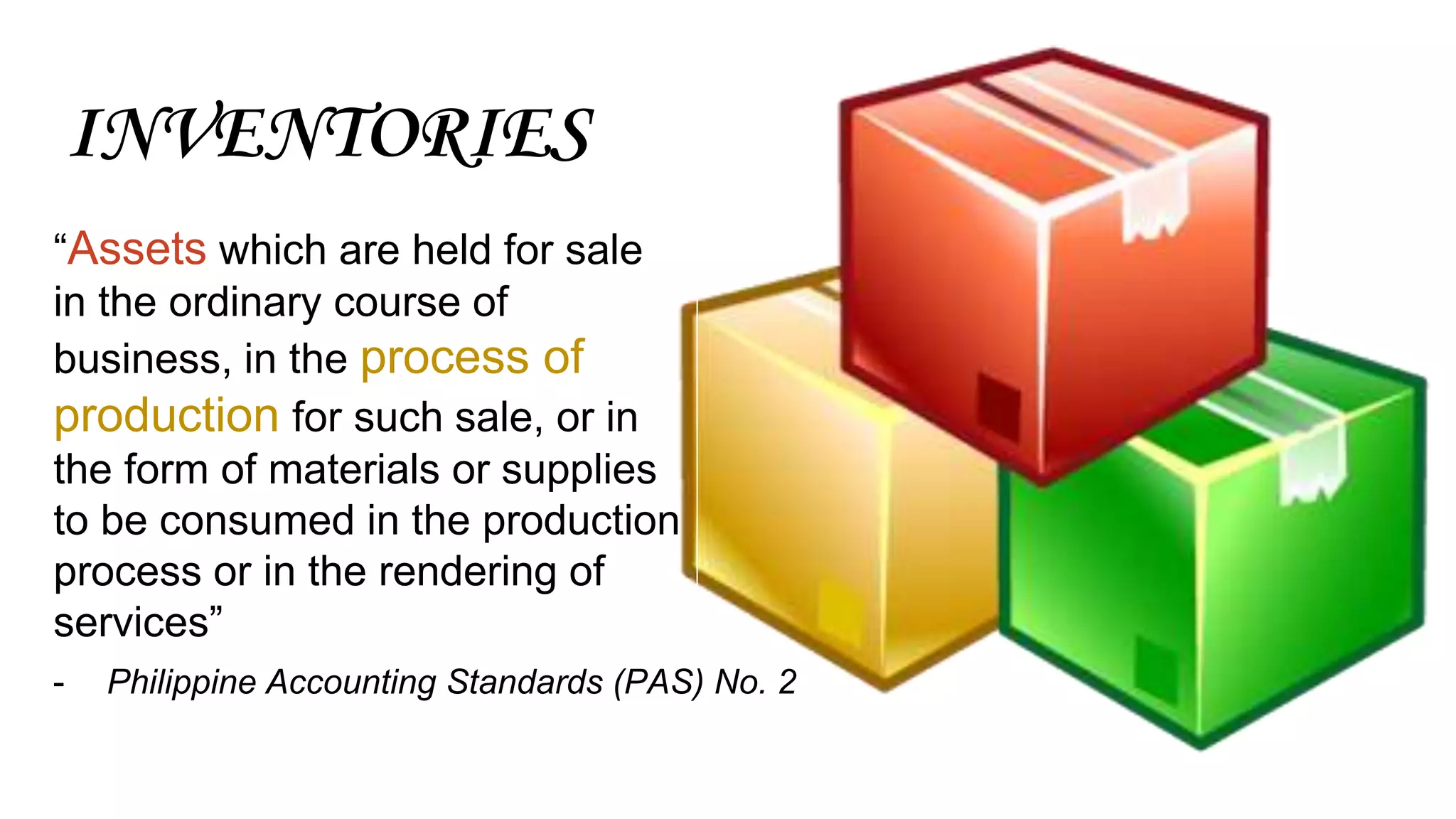 Inventory Management - Definition and Its Classes | PPTX