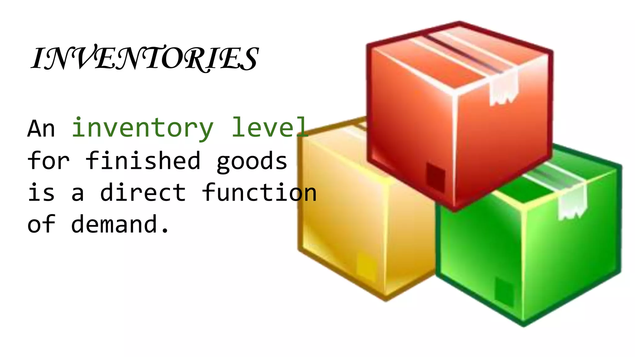 Inventory Management - Definition and Its Classes | PPTX
