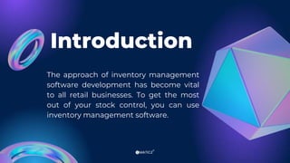 Inventory Management Software Development | PPT