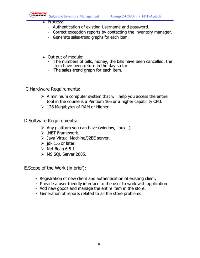 Inventory management system | PDF | Databases | Computer Software and ...