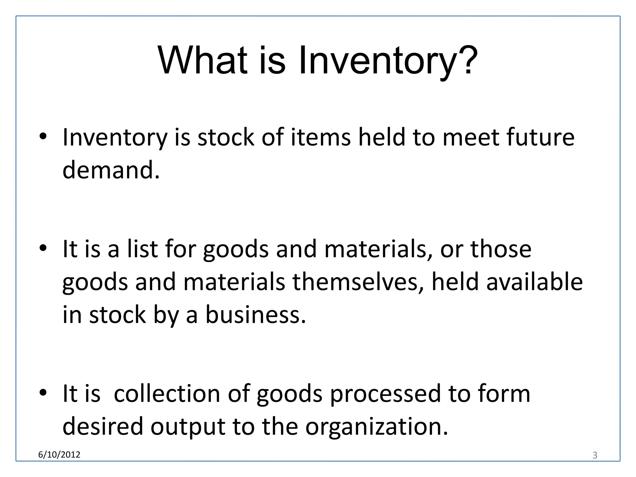 Inventory Management System | PPTX