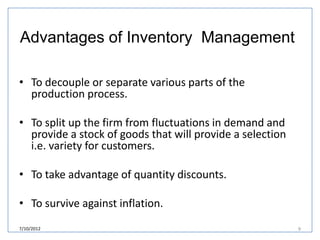Inventory Management System | PPTX