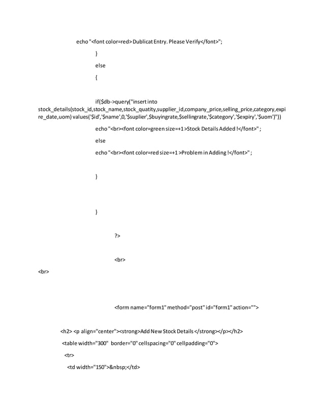 Inventory management system | PDF