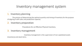 Inventory management system | PPTX