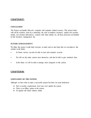 Inventory management system | DOCX