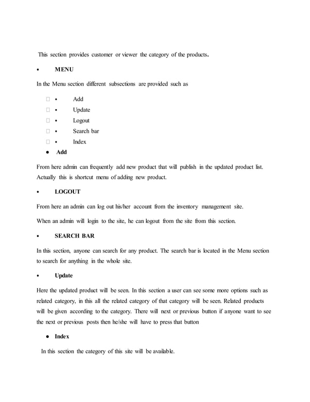 Inventory management system | DOCX