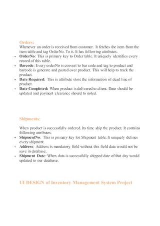 Inventory management system | DOCX