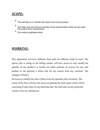 Inventory management system | PDF