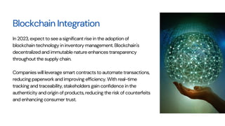 Inventory Management Trends to Watch Out in 2023 | PDF