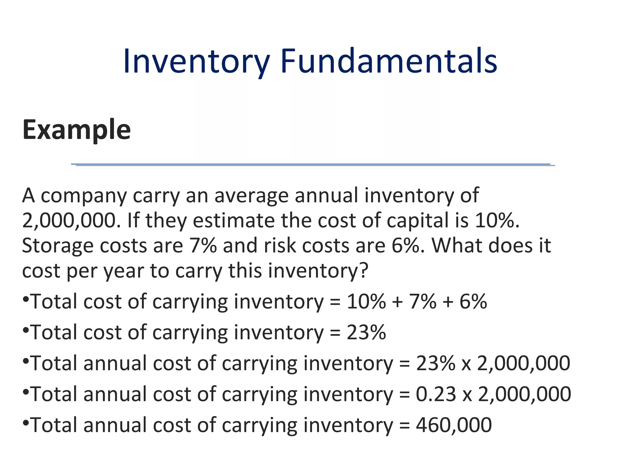 Inventory managment 80 20 rule and abc analysis | PPT