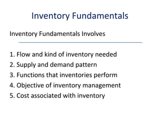 Inventory managment 80 20 rule and abc analysis | PPT