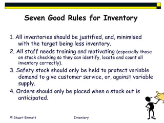 Inventory managment and improvements | PPTX