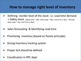 Inventory mangement | PPTX