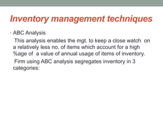 Inventory Management | PPTX