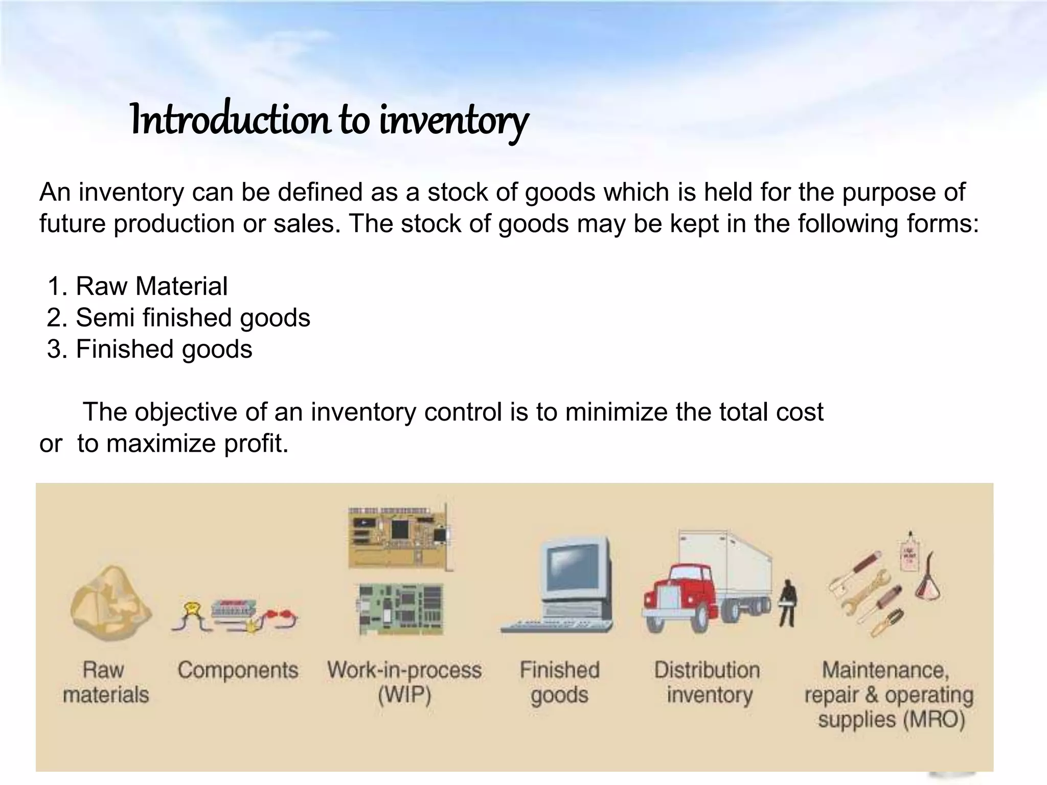 Inventory model (operation research) | PPTX