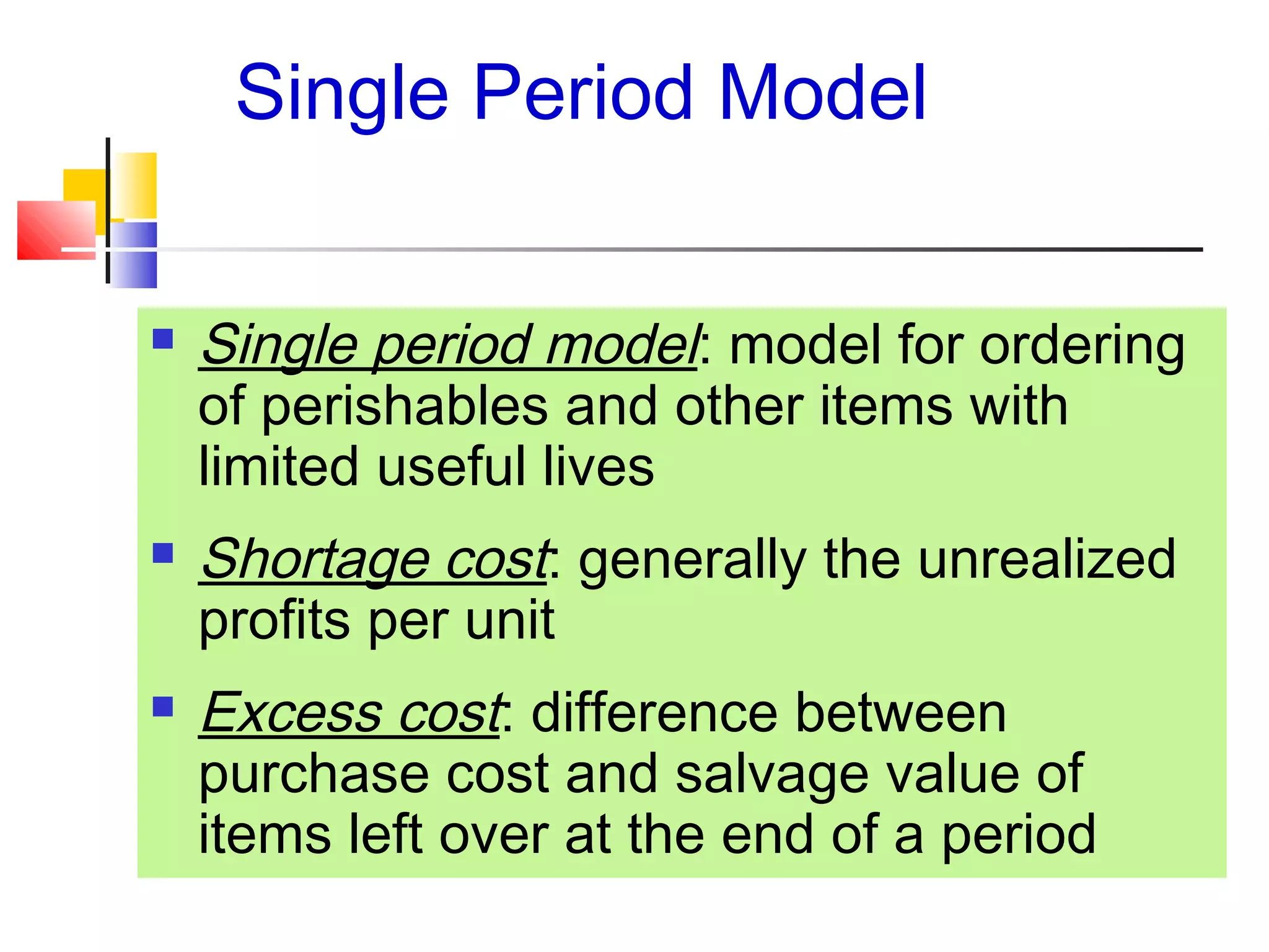 Inventory models | PPT