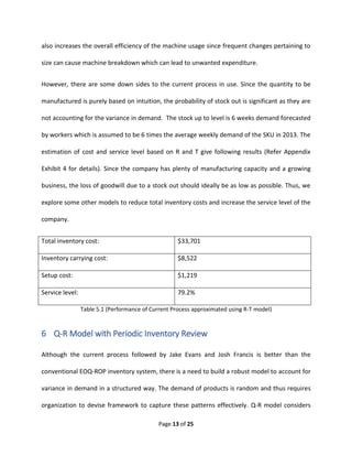 Inventory Optimization Model | PDF