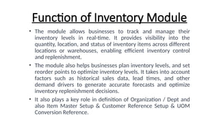 An Introduction to how the Inventory Module works in ERP system by ...