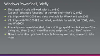 Inventory your network and clients with PowerShell | PPTX | Operating Systems | Computer ...