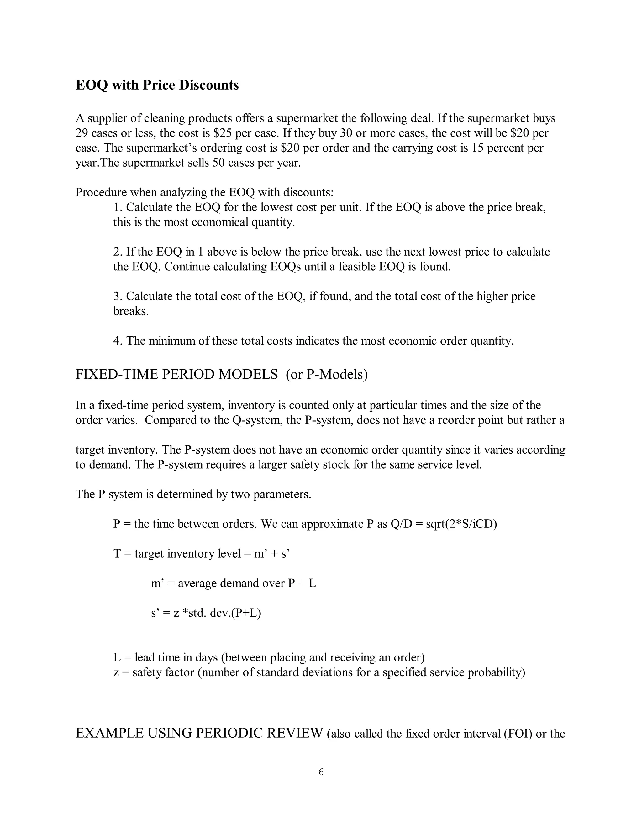 Inventory notes | PDF