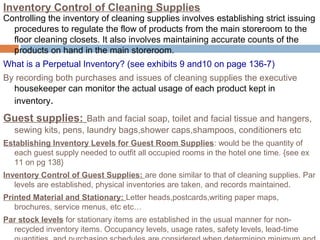 Inventory of linen | PPT