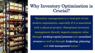 Importance Of Inventory Level Optimization to Enhance Business ...
