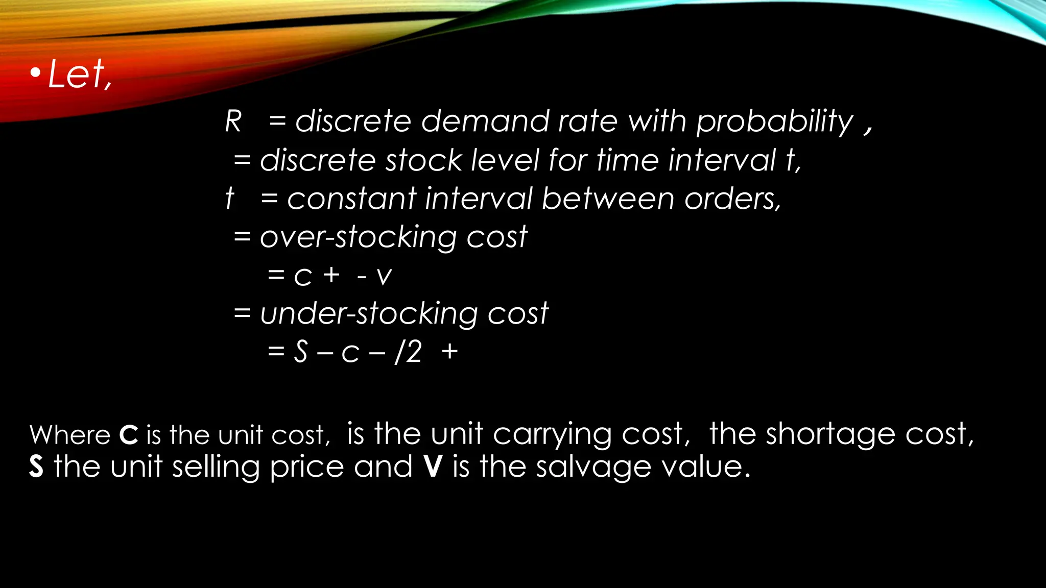 Inventory presentation for operations management | PPT