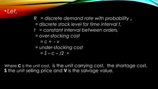 Inventory presentation for operations management | PPT