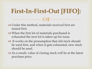 Inventory pricing & valuation | PPTX