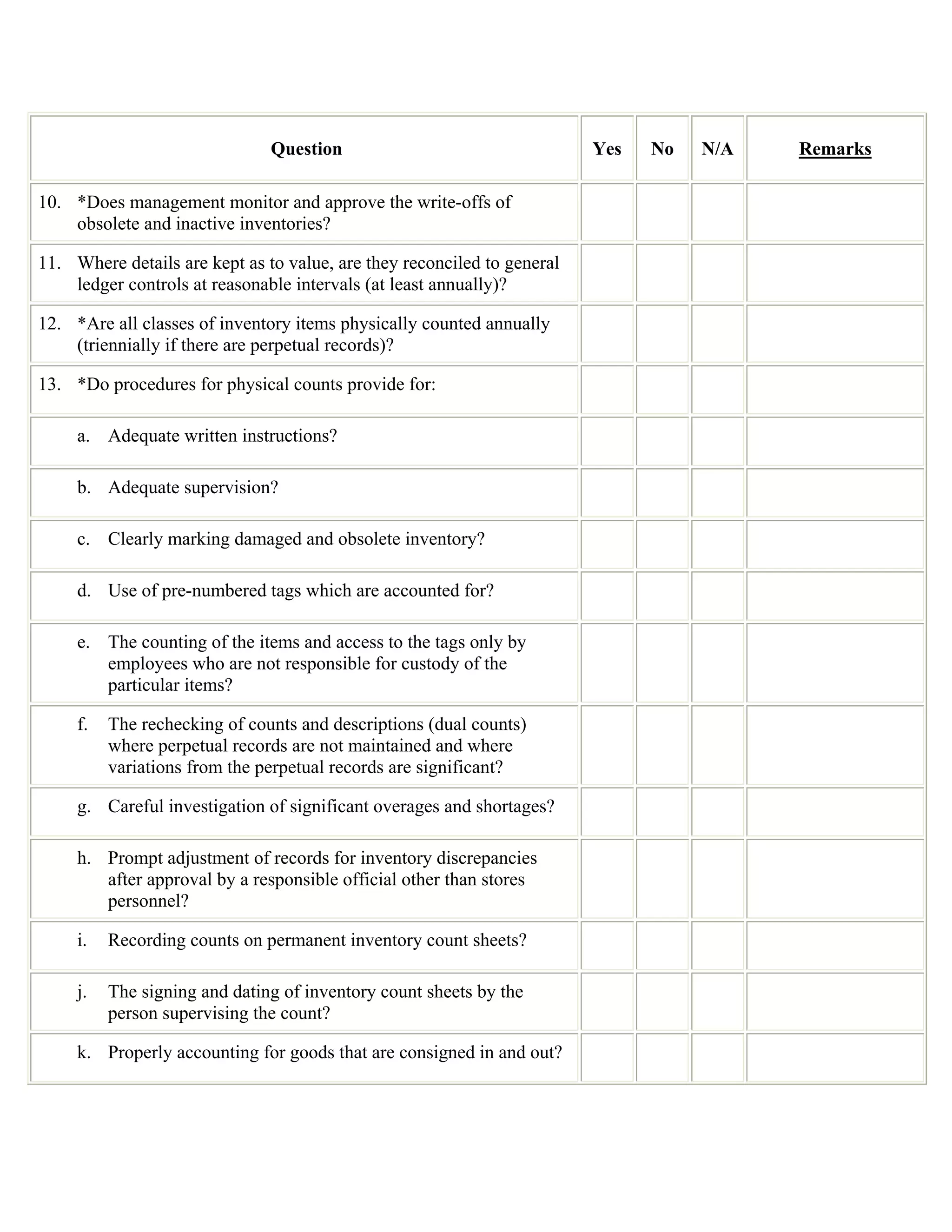Inventory ques | PDF