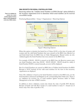 Inventory receiving processes for serial controlled items | PDF